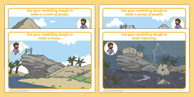 The Two Builders Modelling Dough Mats (teacher made)