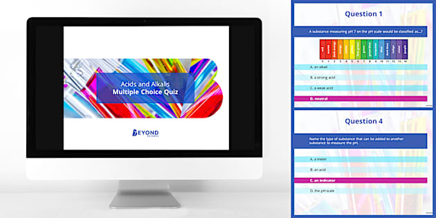 * NEW * pH Scale Quiz PowerPoint (teacher made) - Twinkl