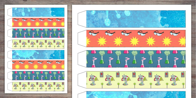 Mad Science Paper Chains | Twinkl Party (profesor hizo)