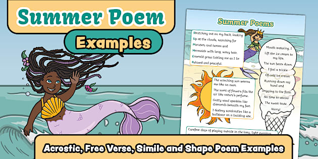 KS1 Summer Poem Examples
