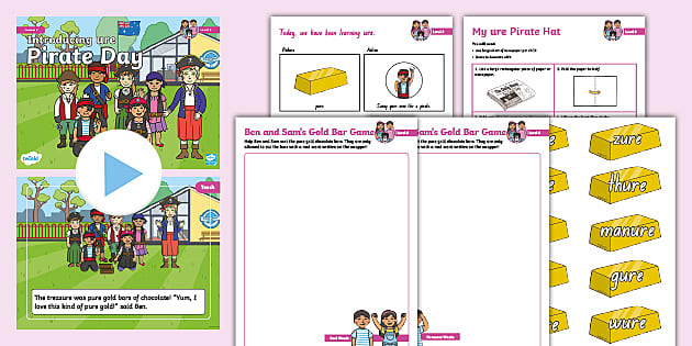 Phonics Level 3: Week 7: Lesson 2 Pack 'air' (teacher made)