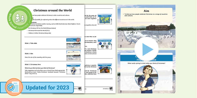 Christmas around the World Whole School Assembly Pack - English