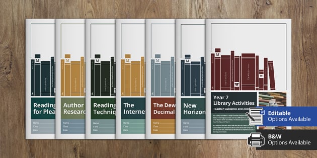 KS3 Library Activities Year 7 Pack: Beyond Secondary