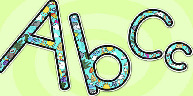 Winter Display Letters (teacher made) - Twinkl