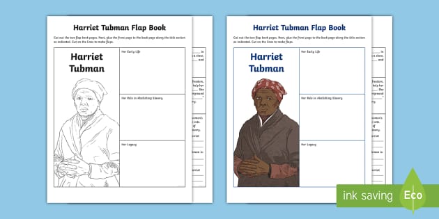 Harriet Tubman Flap Book | Black History Month | Twinkl USA