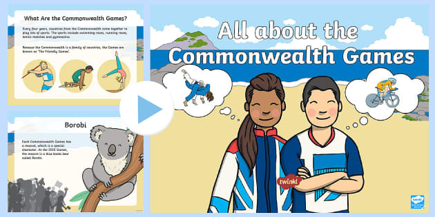 EYFS/KS1 All about the Commonwealth Games PowerPoint