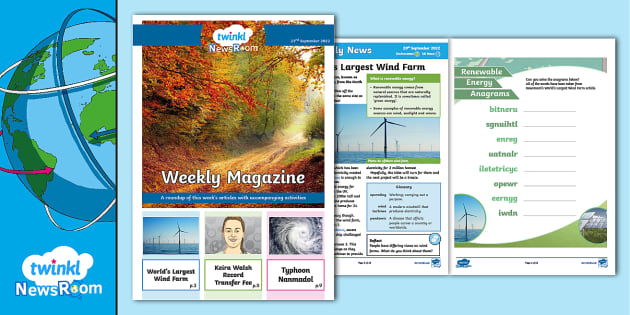 NewsRoom Weekly Roundup Magazine Autumn Equinox (ages 7-9)