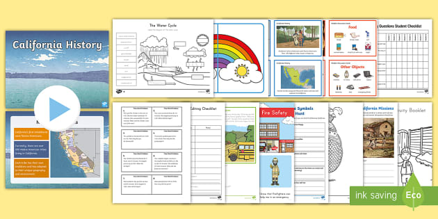 FREE California Teaching Pack (teacher made)