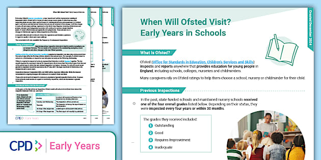 When Will Ofsted Visit? | Handout | CPD (teacher made)