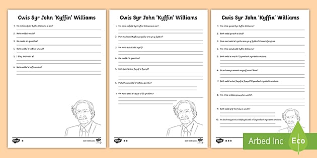 Cwis Kyffin Williams (Teacher-Made) - Twinkl