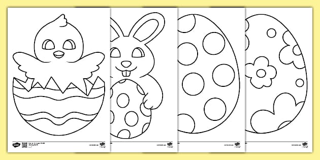 My First Easter Colouring Pack (teacher made) - Twinkl