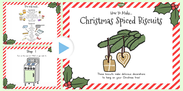 Christmas Spiced Biscuit Recipe PowerPoint teacher Made christmas-spiced-biscuit-recipe-powerpoint-teacher-made