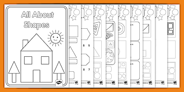 All About Shapes Activity Booklet for PreK-K (Teacher-Made)