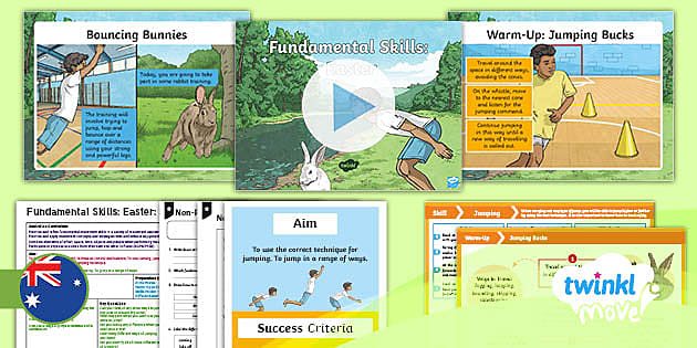 Move PE Y3-4 Fundamental Skills: Easter: Bouncing Bunnies