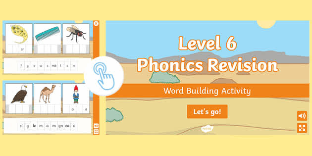 Level 6 Phonics Revision Game: Word Builder | Twinkl Go!
