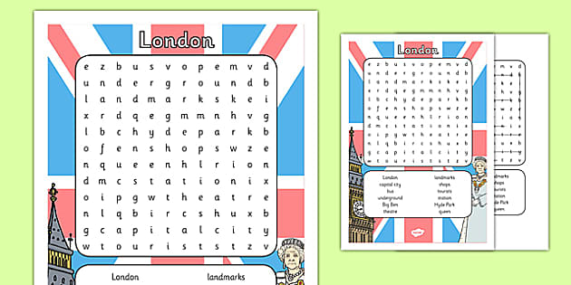London Buchstabengitter