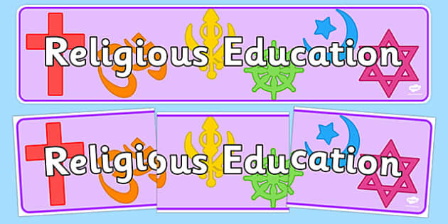 Religious Education Display Banner - religion, RE, religious education