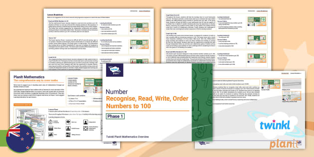 Phase 1 Number: Recognise, Read, Write, Order Numbers to 100