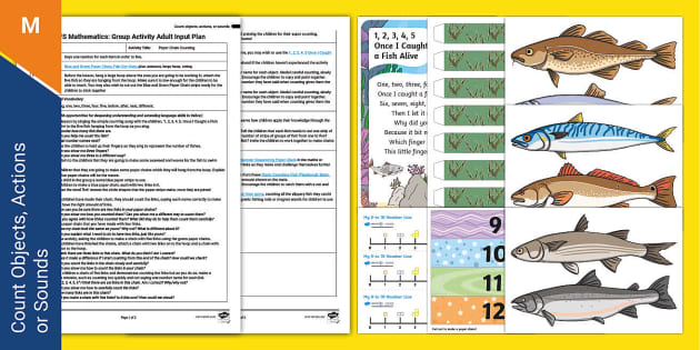 Kindergarten Maths Paper Chain Counting Group Plan and Resource Pack