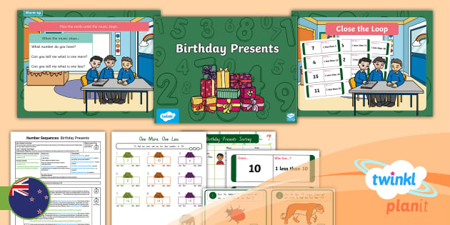 Level 1 Number Sequences: One More or Less to 20 Lesson 2