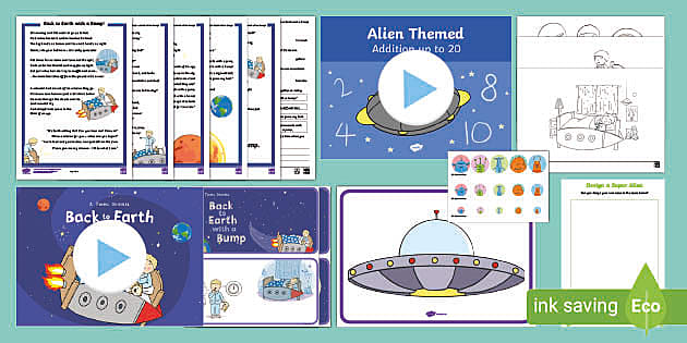 World UFO Day Resource Pack Junior School (teacher made)