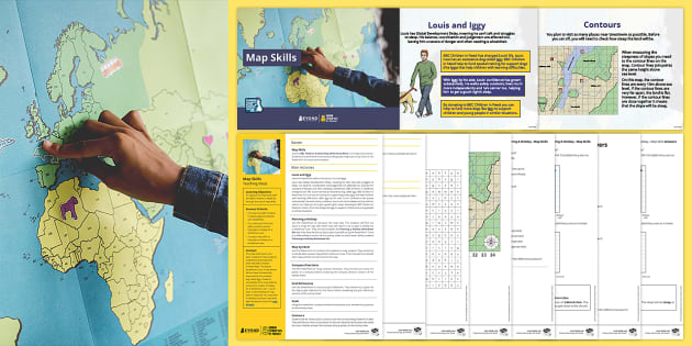 FREE! - BBC Children in Need - Geography Map Skills Lesson Pack