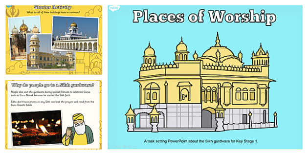 Places of Worship Sikh Gurdwaras KS1 PowerPoint