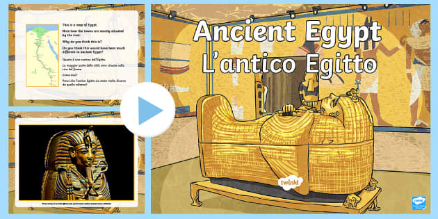 Ancient Egypt PowerPoint - Italian/English (teacher made)