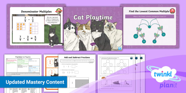 Subtracting and Adding Unlike Fractions Lesson Plan and Pack Subtracting and Adding Unlike Fractions Lesson Plan and Pack