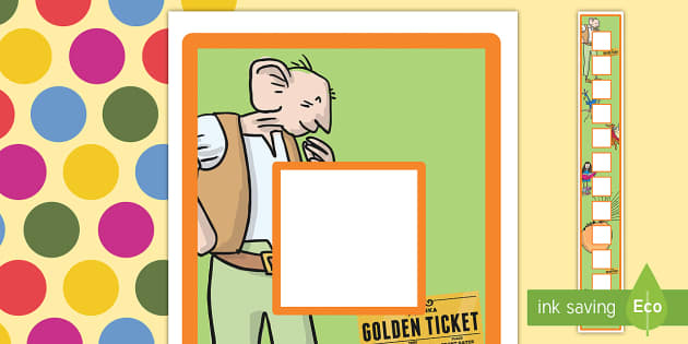 Large Roald Dahl Themed Vertical Visual Timetable Display Sign - Roald Dahl