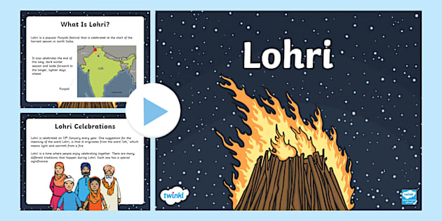 Lohri PowerPoint KS1 (teacher made) - Twinkl