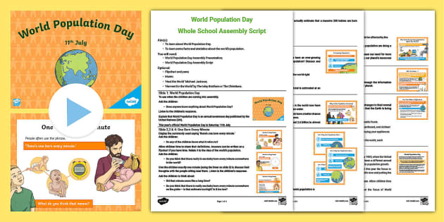 World Population Day 2022 KS2 Assembly Pack (teacher made)