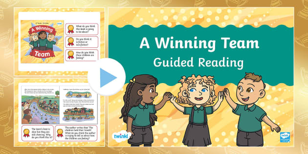 A Winning Team KS1 Guided Reading Questions PowerPoint