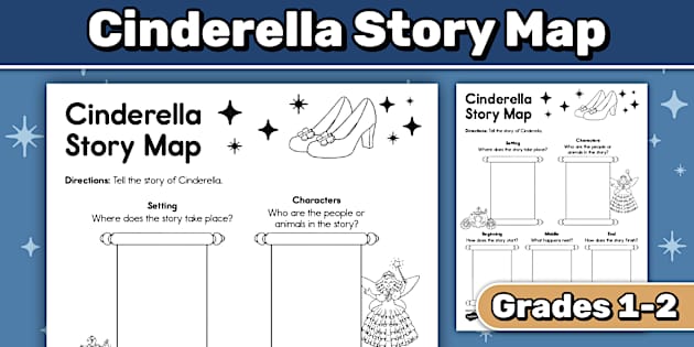 Cinderella Story Map for 1st-2nd Grade