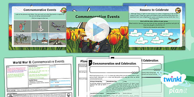 History: World War II: Commemorative Events LKS2 Lesson Pack 6