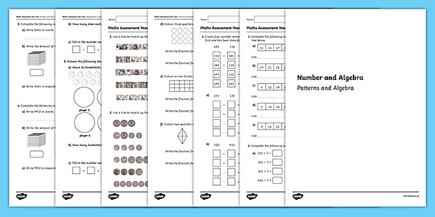 Number and Algebra Assessment Pack | Year 4 Maths Questions