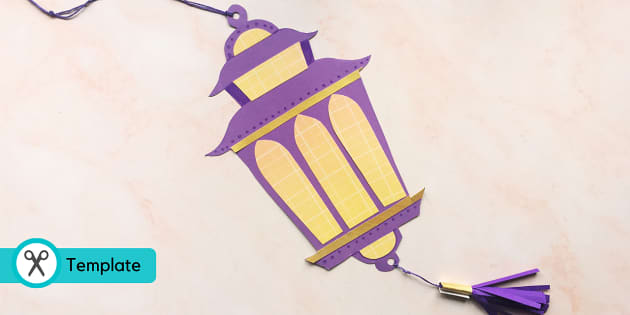 Cut Out Ramadan Crafts Printable Ramadan Lantern Templates