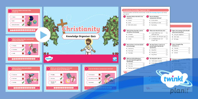 RE: Christianity: Year 2: Knowledge Organiser Quiz Pack
