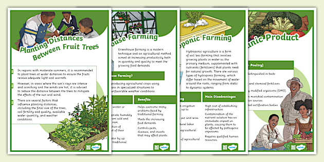 Posters about Agriculture: Organic Products - Hydroponic and Protected