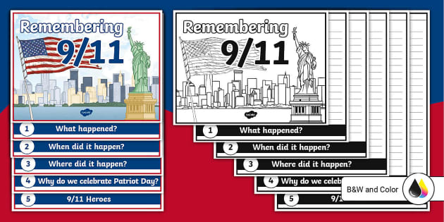 FREE Remembering 9/11 Flipbook (teacher made)