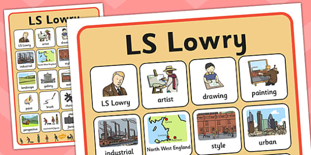 LS Lowry Word Grid (teacher made) - Twinkl
