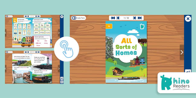 Level 5b Decodable Readers: All Sorts of Homes - Twinkl