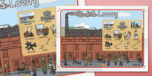 LS Lowry Display Poster (teacher made) - Twinkl