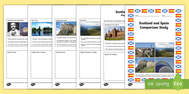Scotland and Spain Comparison Study Research Booklet