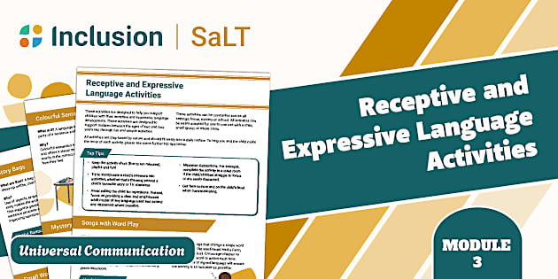 Module 3: Universal Communication - Universal Receptive and Expressive ...