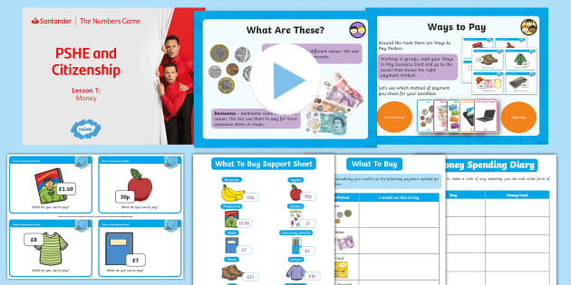 FREE! - PSHE and Citizenship KS1 Money Matters Lesson 1: Money Lesson Pack