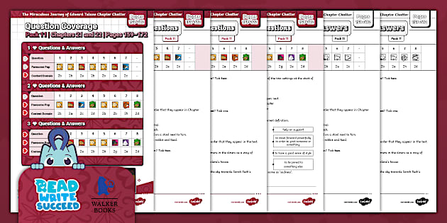 FREE! - The Miraculous Journey of Edward Tulane Chapter Chatter ...