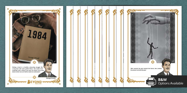 George Orwell Poster Pack (teacher made) - Twinkl