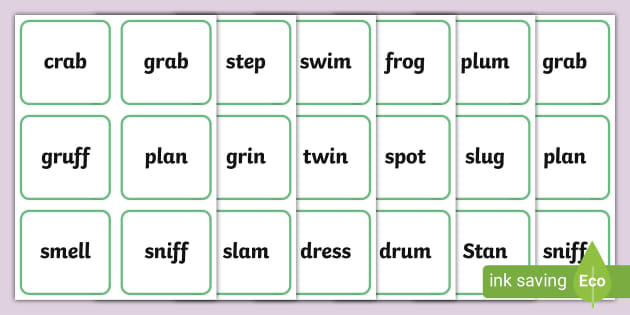 CCVC Words CVC Words Literacy Primary Resources Twinkl