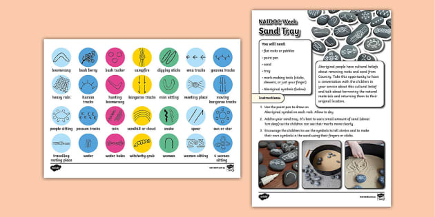 NAIDOC Week Sand Tray (teacher made) - Twinkl